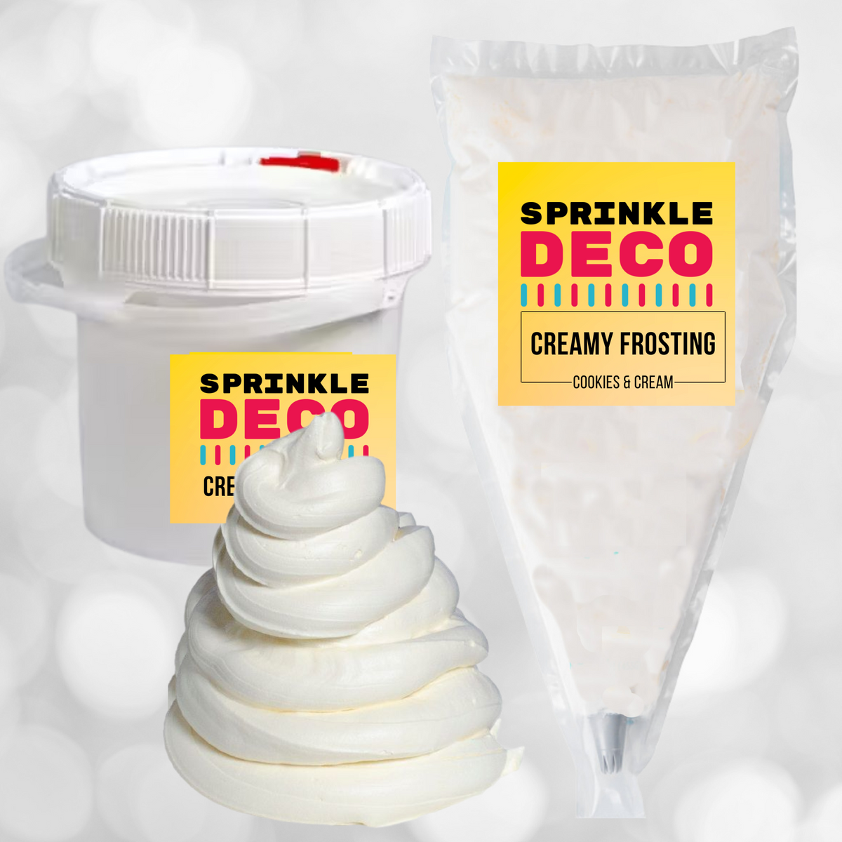 Ready To Use Premium Buttercream Frosting - (COOKIES & CREAM FLAVOR ...