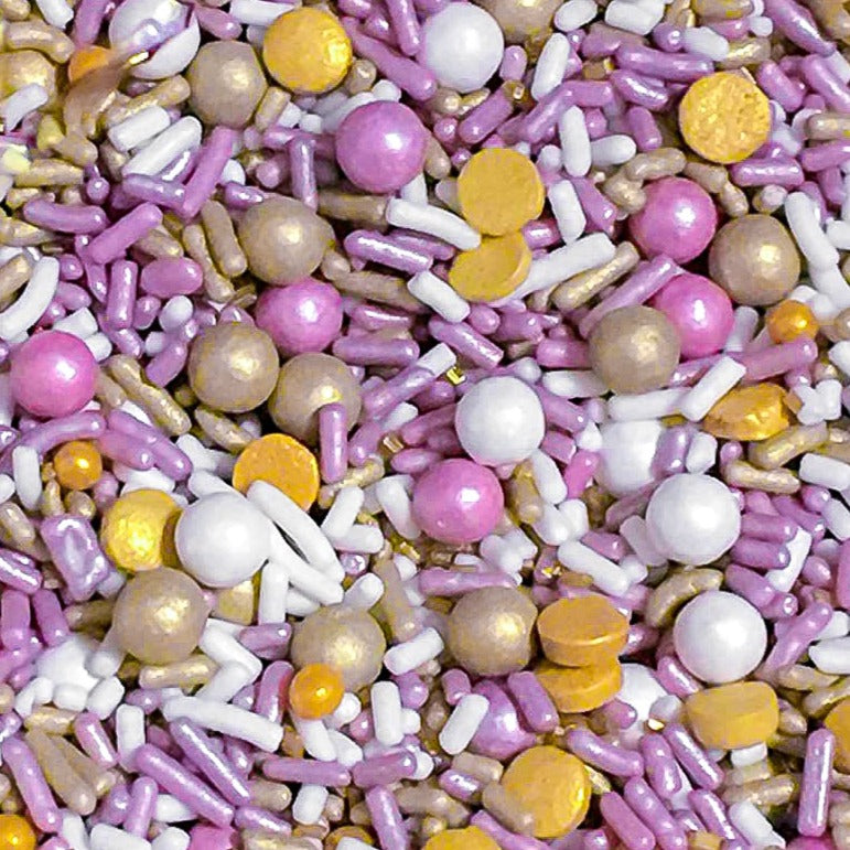 Shabby Sprinkle Mix (Pink/Gold) - 4oz — SprinkleDeco