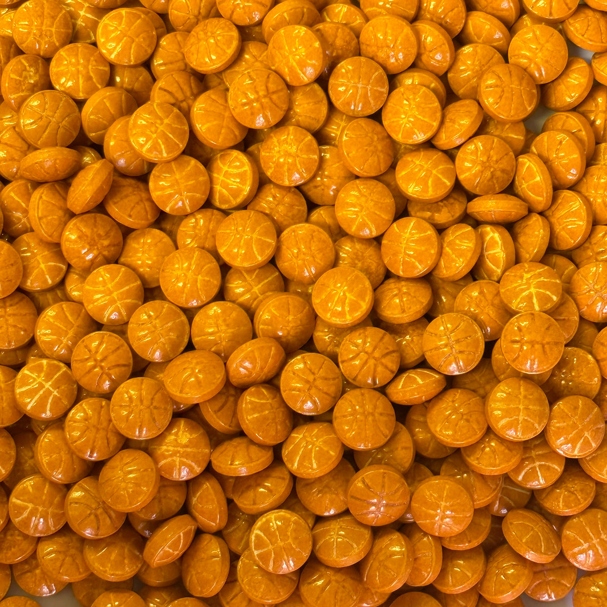 BasketBall Shaped Candy SprinklesEdible Cake Supplies Cookie Cupcake ...